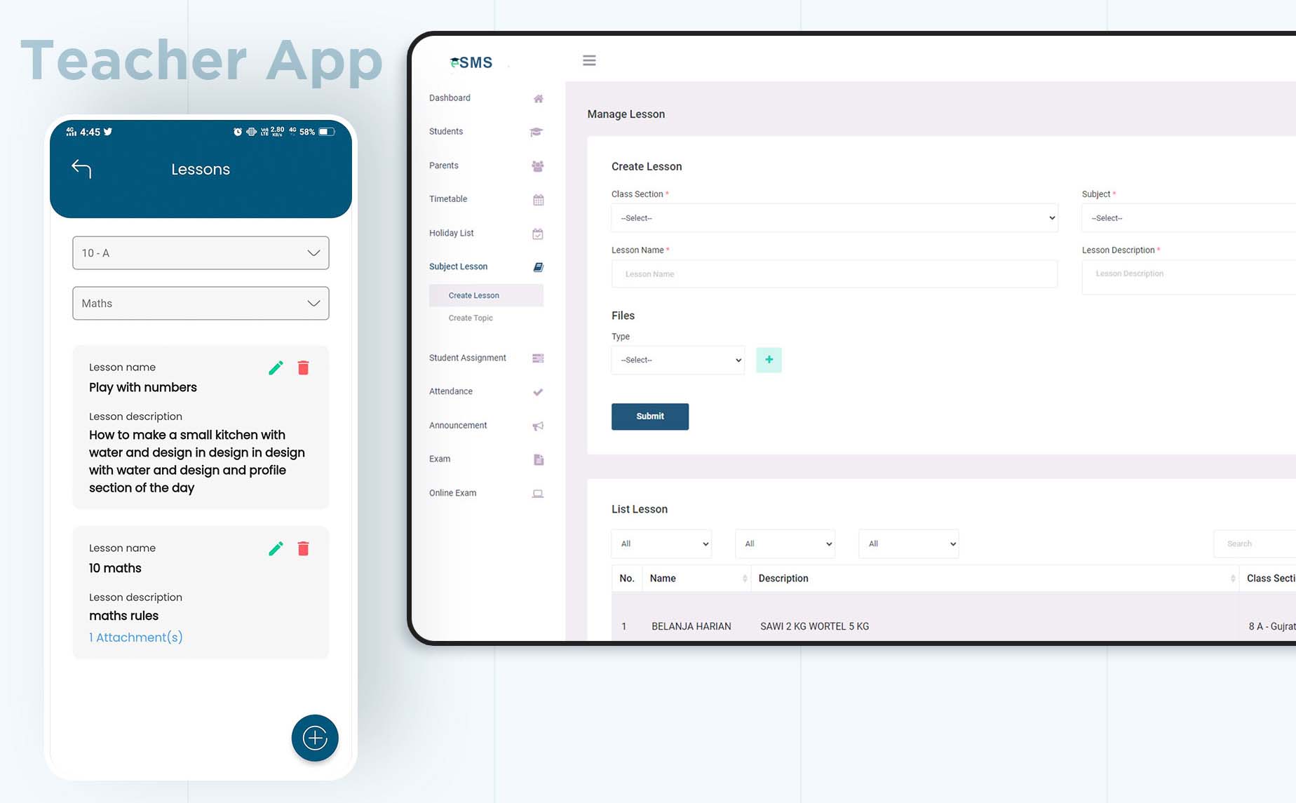 eSMS- School Management System - Admin - Webex Creative